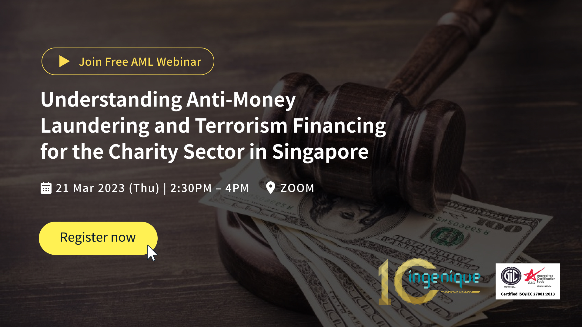 Webinar | Understanding Anti-Money Laundering And Terrorism Financing ...